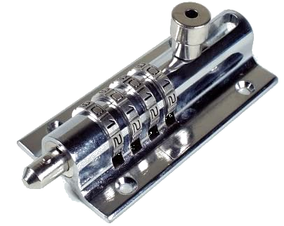 chrome bolt lock